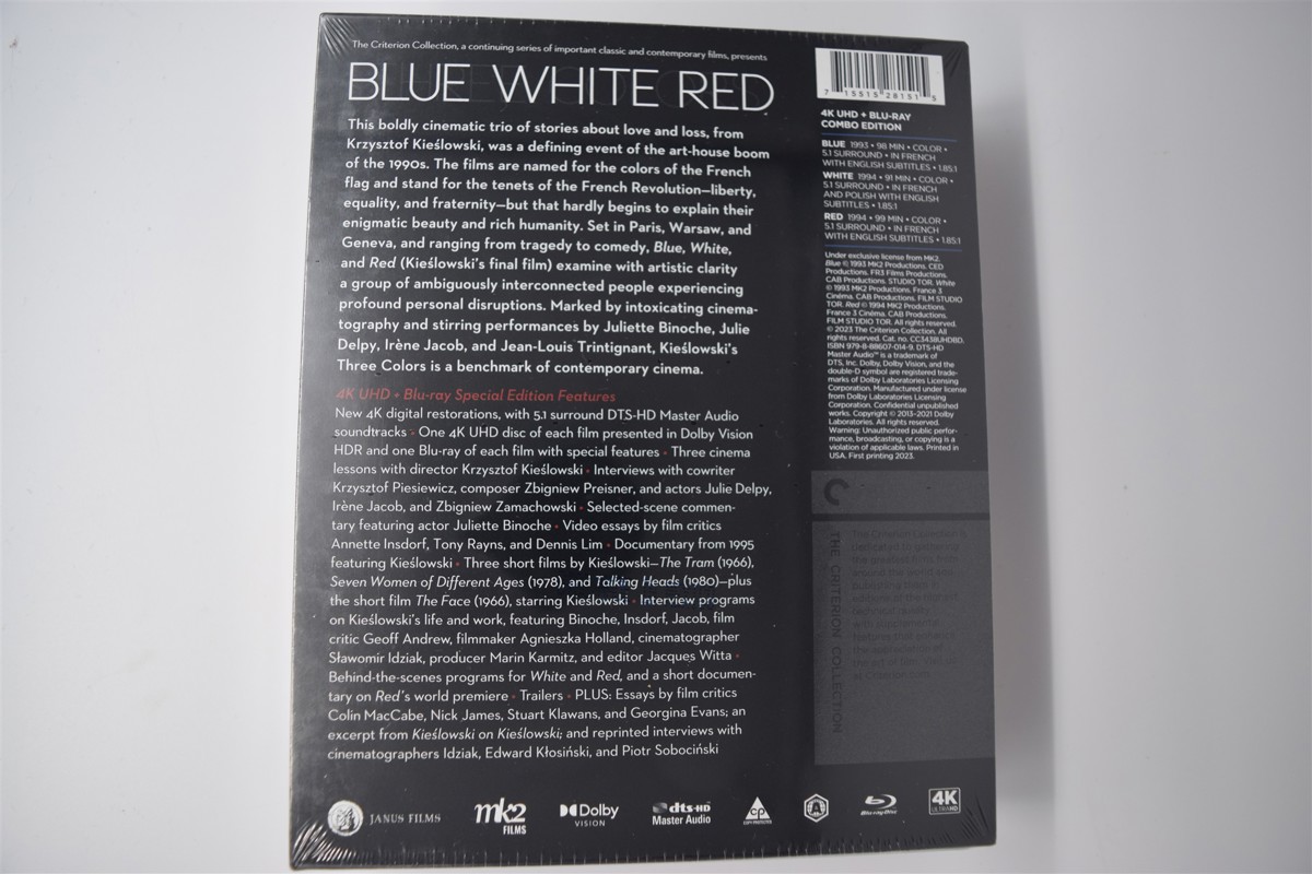 Three Colors Packaging Photos :: CriterionForum :: Criterion Forum