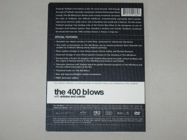 The 400 Blows with Antoine and Colette Packaging Photos ...