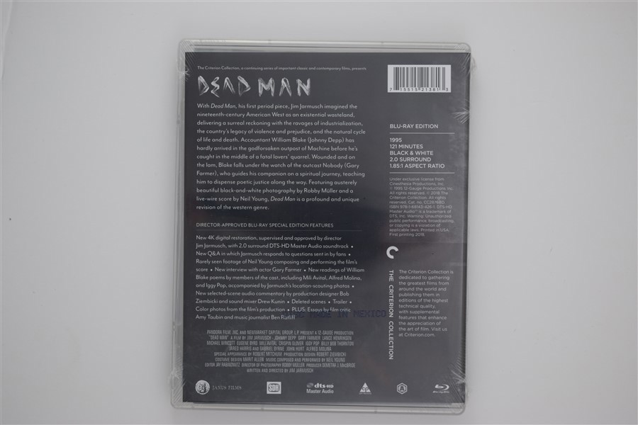 Dead Man Packaging Photos :: CriterionForum :: Criterion Forum
