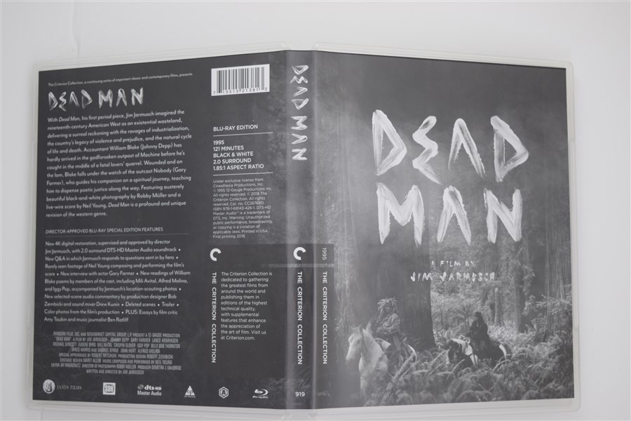 Dead Man Packaging Photos :: CriterionForum :: Criterion Forum