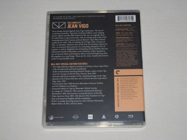 The Complete Jean Vigo Packaging Photos :: CriterionForum :: Criterion ...