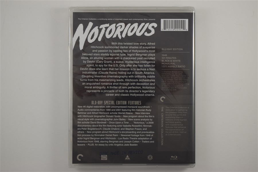 Notorious Packaging Photos :: CriterionForum :: Criterion Forum