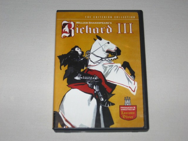 Richard III Packaging Photos :: CriterionForum :: Criterion Forum