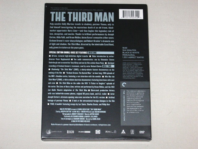 The Third Man Packaging Photos :: CriterionForum :: Criterion Forum